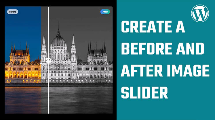How to create a before-and-after image slider on WordPress? HTML | CSS ...